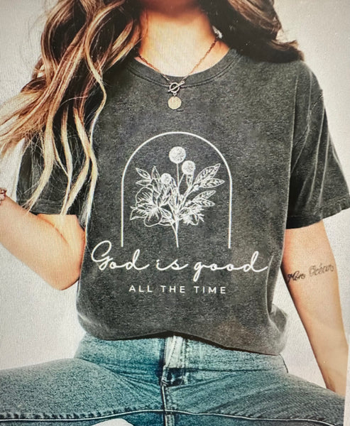 Grey God Is Good Graphic Tee | Catching Fireflies Boutique